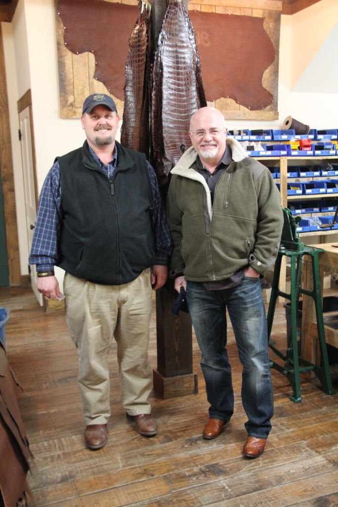Dave Ramsey visits Col. Littleton Leather Workshop | Colonel Littleton