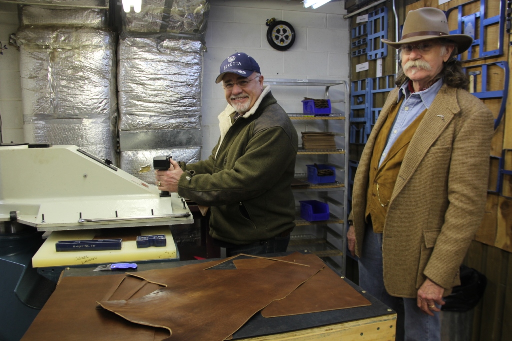 Dave Ramsey visits Col. Littleton Leather Workshop | Colonel Littleton