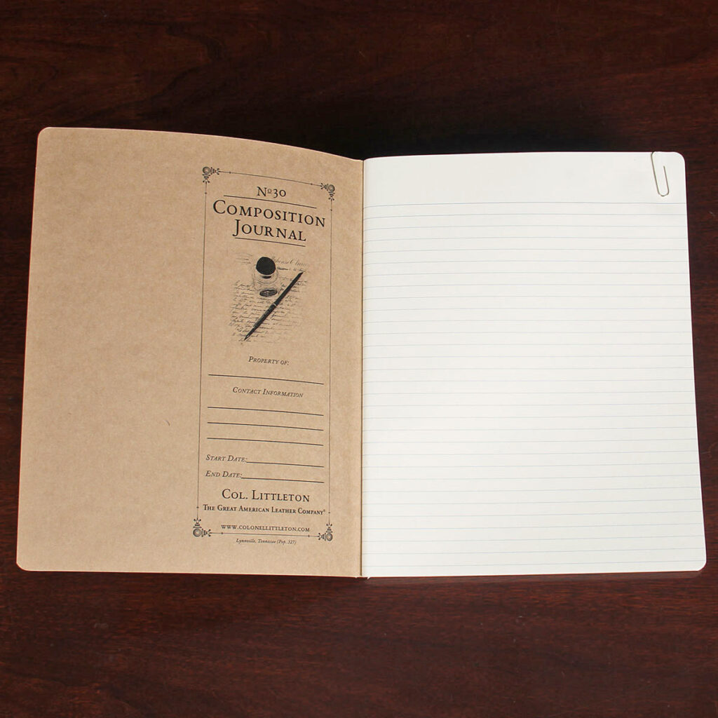 Refill for No. 30 Composition Journal Notebook | Col Littleton