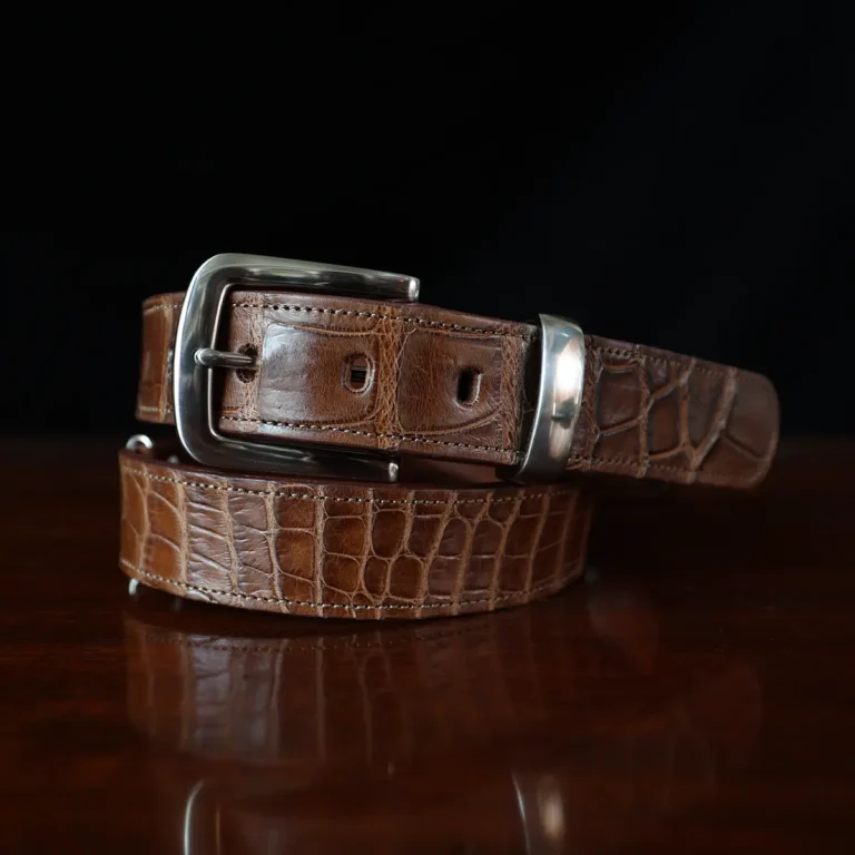 Luxury American Alligator Cinch Belt | USA Made | Col Littleton