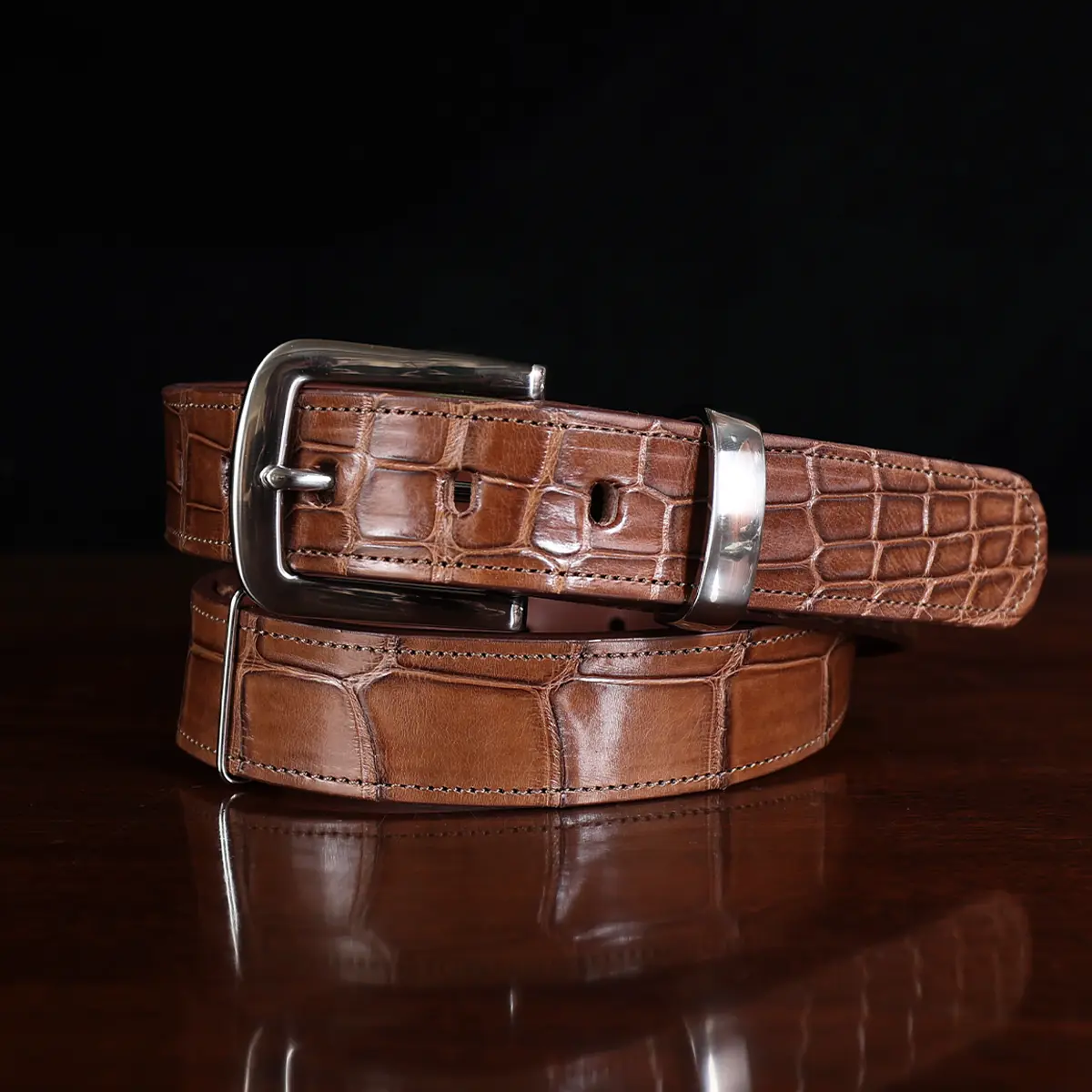 Luxury American Alligator Belt | USA Made | Col Littleton