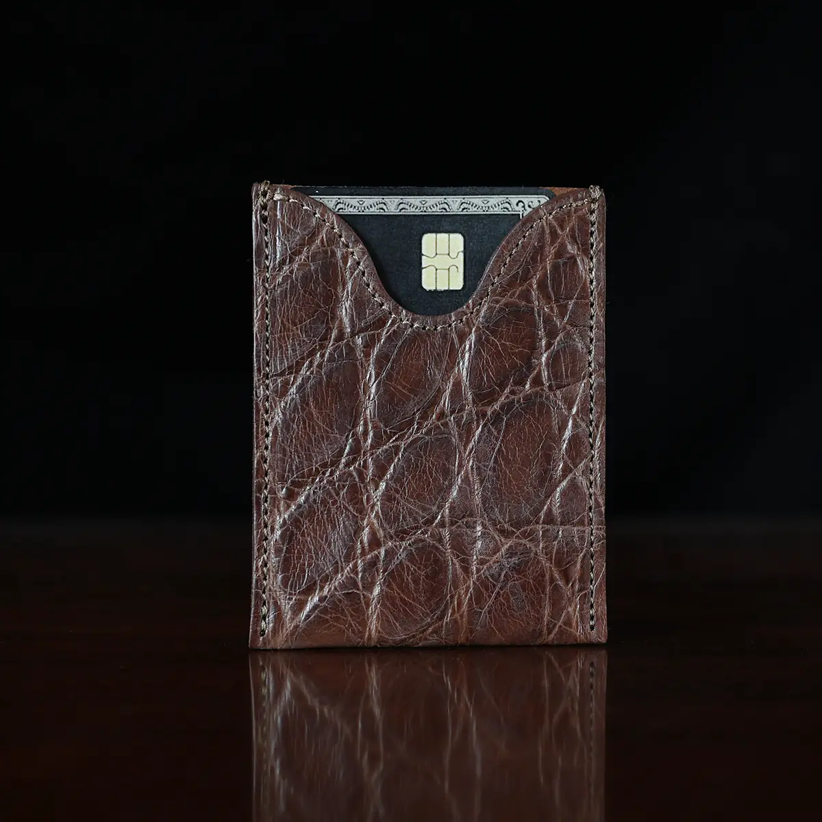 Luxury Alligator Business Card Holder | USA Made | Col Littleton