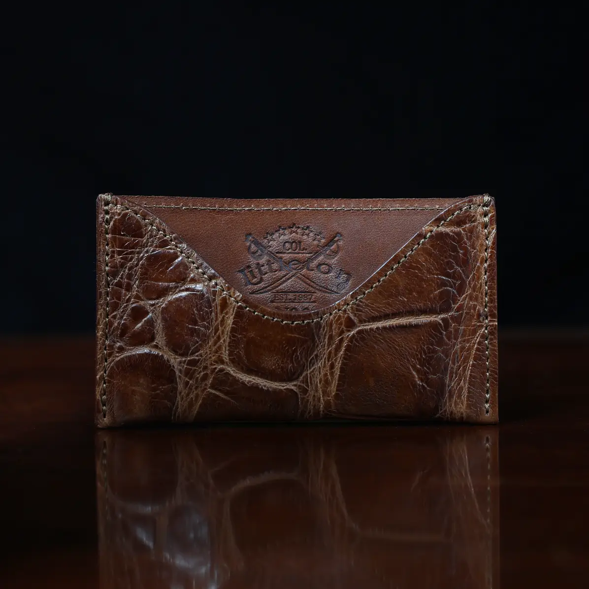 Luxury American Alligator Card Wallet | USA Made | Col Littleton