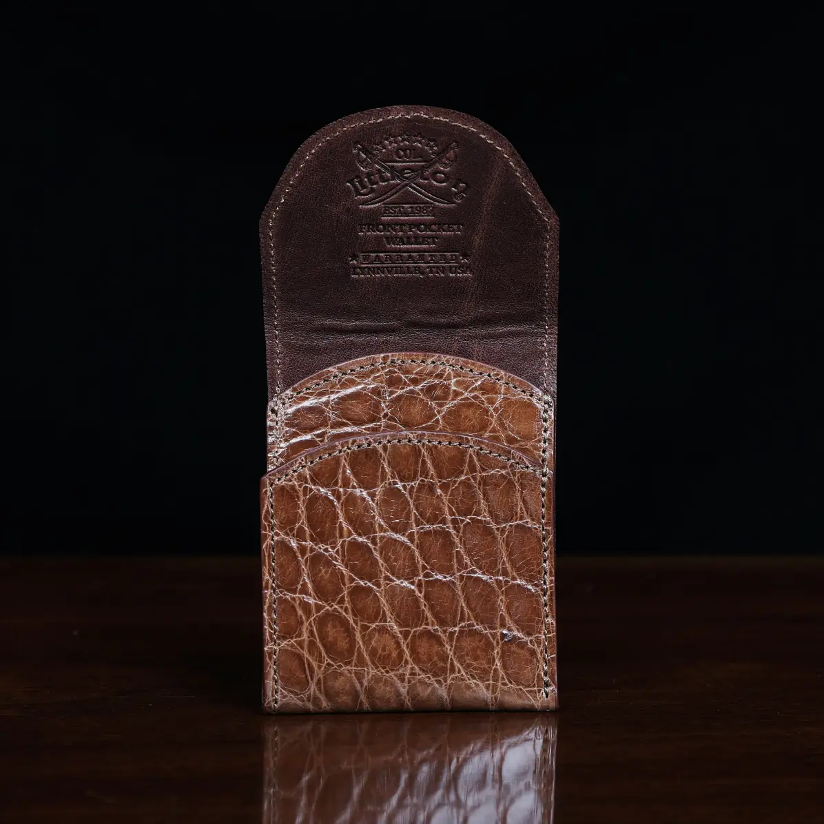 American Alligator Front Pocket Wallet | Private Stock | Col. Littleton