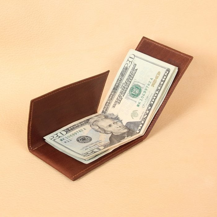 Slim Leather Billfold for Front Pocket | USA Made | Col. Littleton