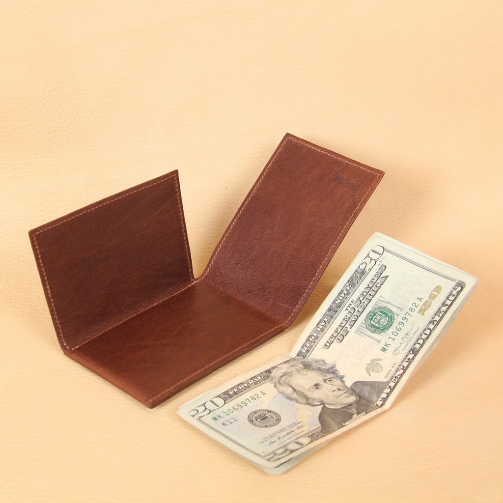 Slim Leather Billfold for Front Pocket | USA Made | Col. Littleton