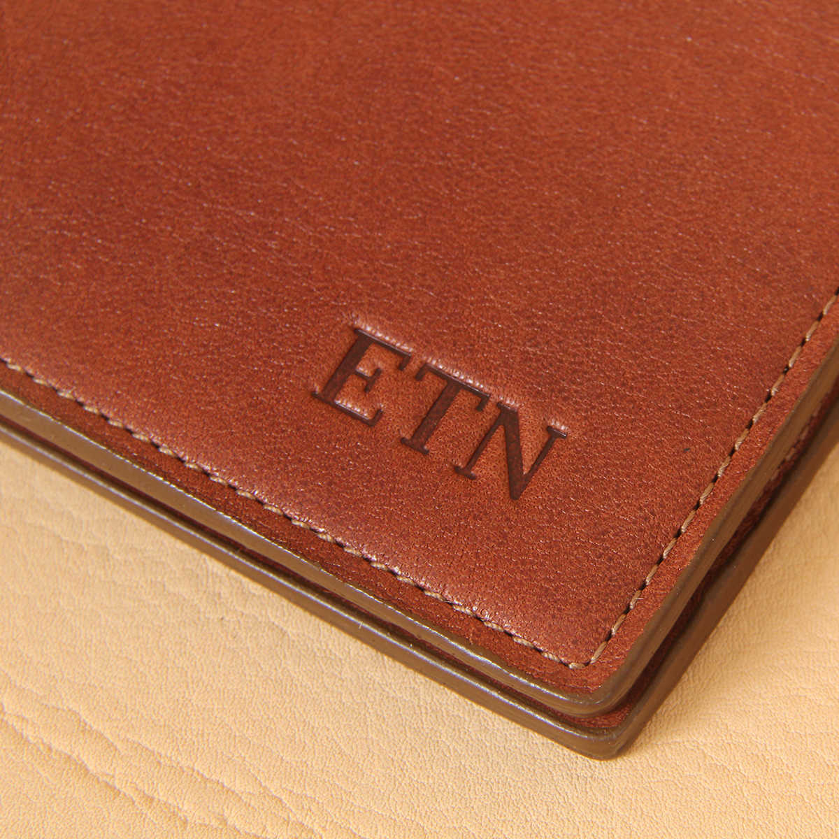 Leather Billfold Wallet No.4, Personalized USA Made Bifold | Col. Littleton