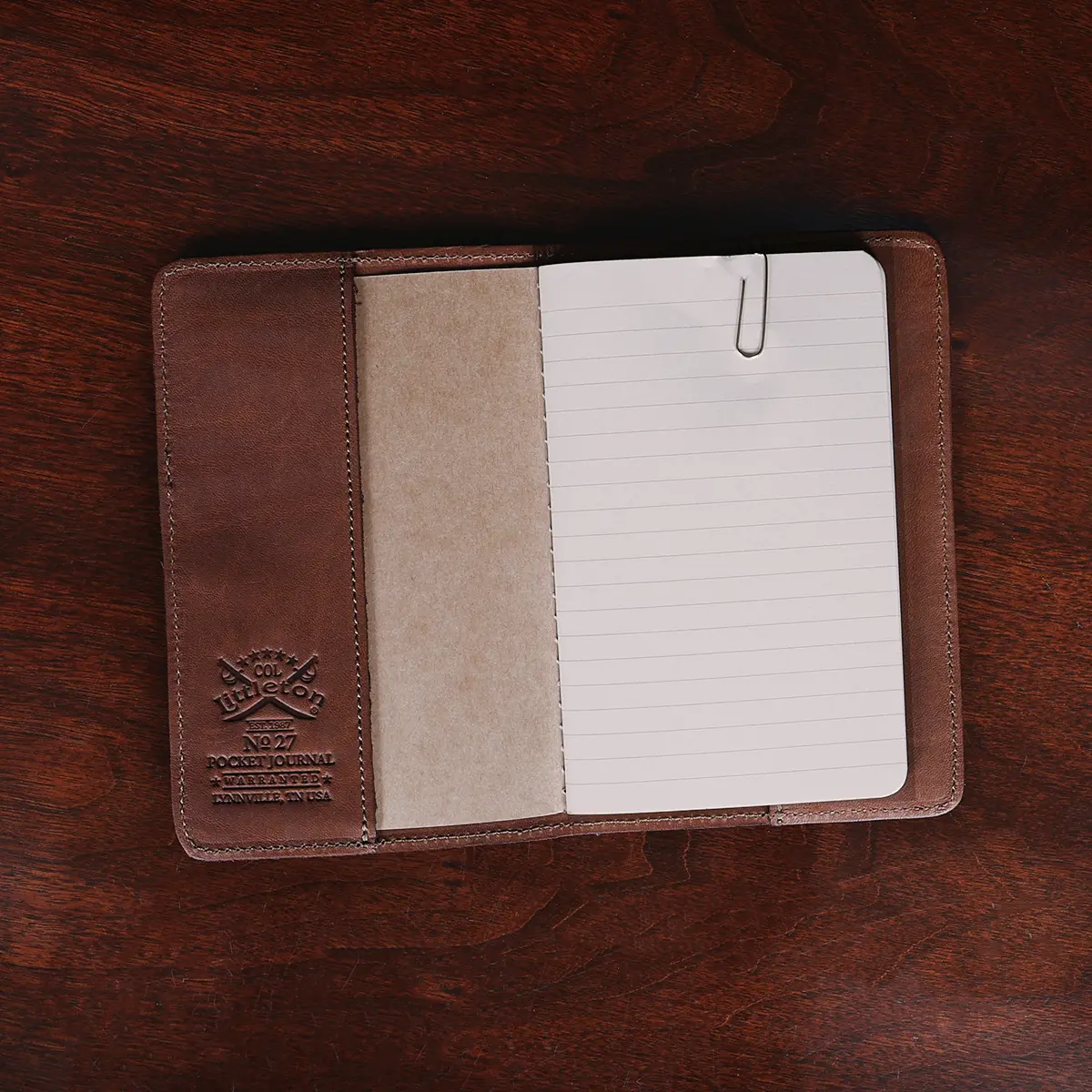 Luxury American Alligator Pocket Journal | USA Made | Col. Littleton