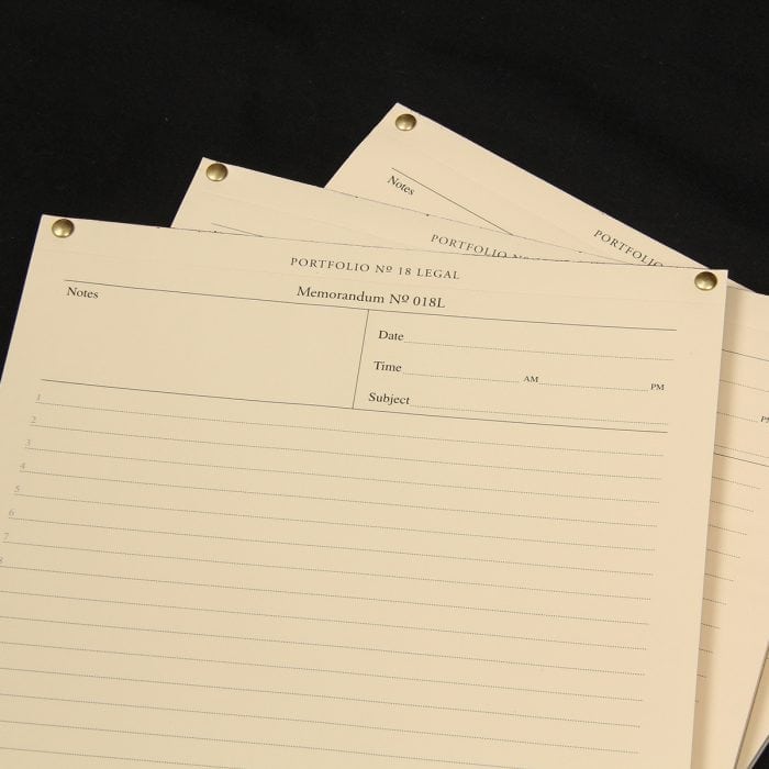 Refill for Legal Portfolio | 8.5 x 14 size | USA Made | Col. Littleton