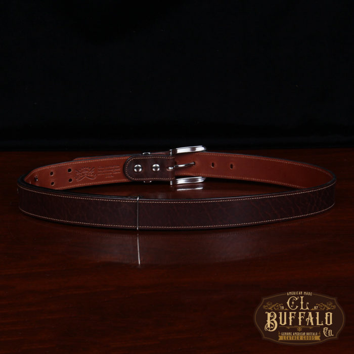 Adjustable Bison Leather Belt, No. 4 - USA Made | Col. Littleton