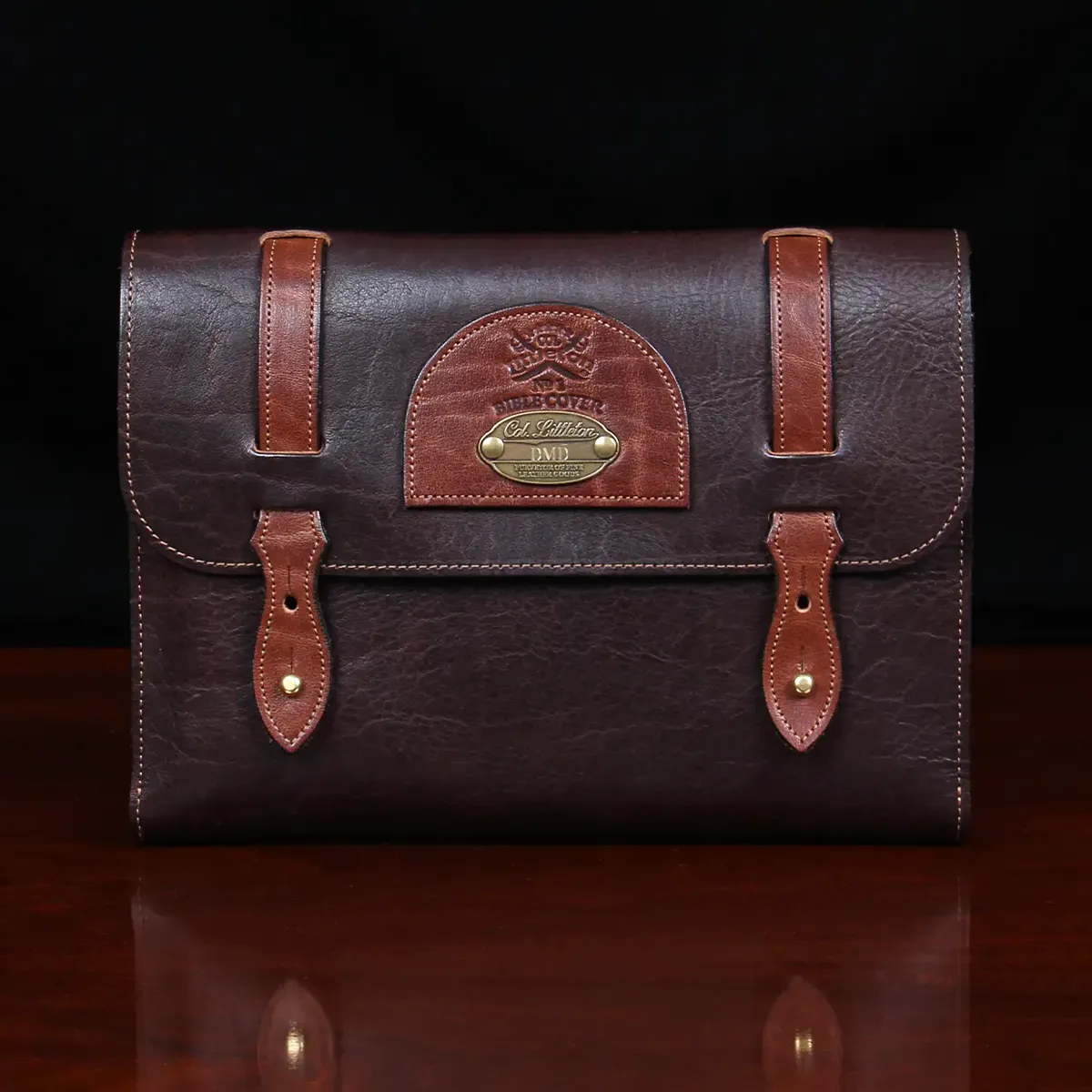 Leather Bible Cover No. 1, American Buffalo Bison | Col. Littleton