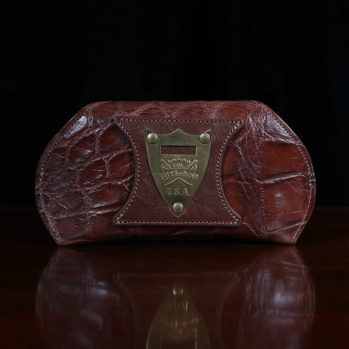 American Alligator Aviator Sunglasses Case | USA Made | Col. Littleton