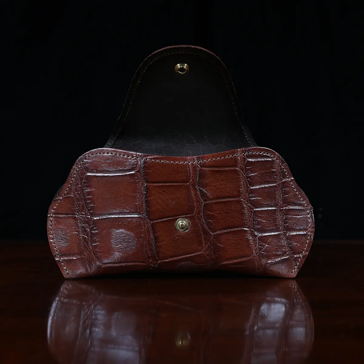 American Alligator Aviator Sunglasses Case | USA Made | Col. Littleton