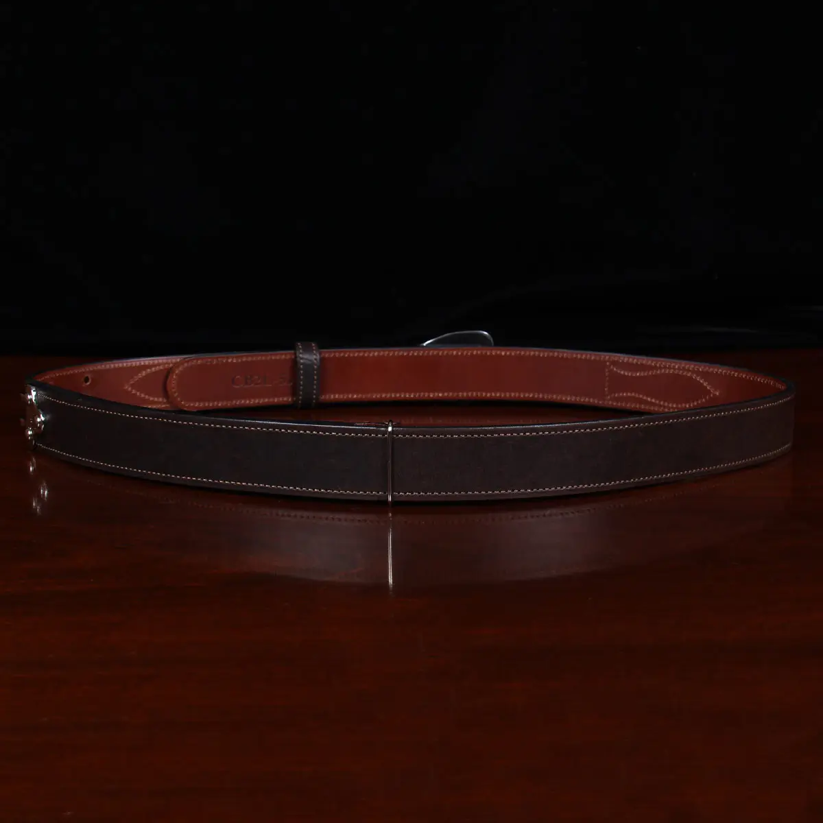 Bison Alligator Leather Ranger Belt No. 2 | USA Made | Col. Littleton