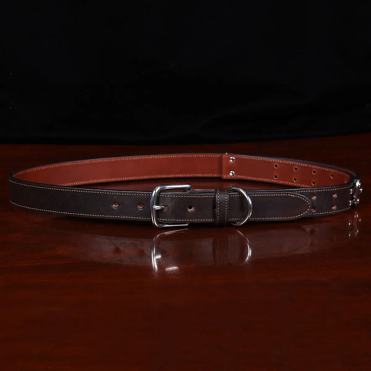 American Buffalo Leather Belt, No. 1 | USA Made | Col. Littleton