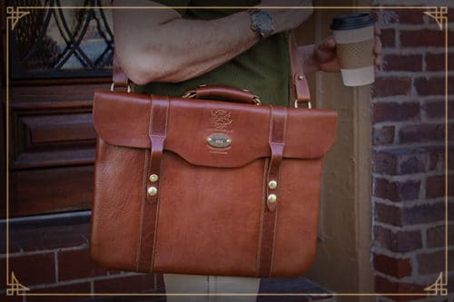 Full Grain Leather Bags, Briefcases, Handbags - USA Made | Col. Littleton