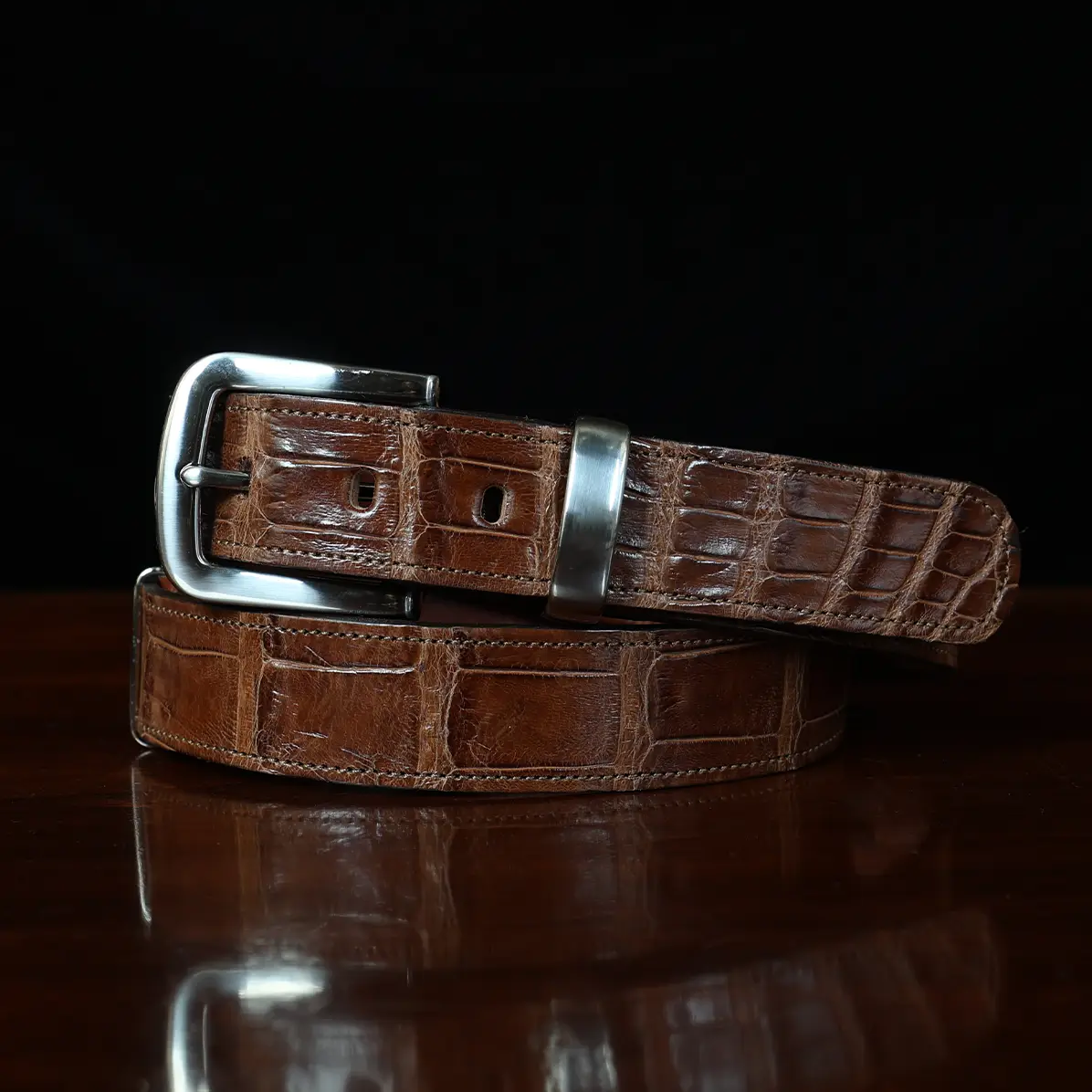 Luxury American Alligator Belt | Col. Littleton